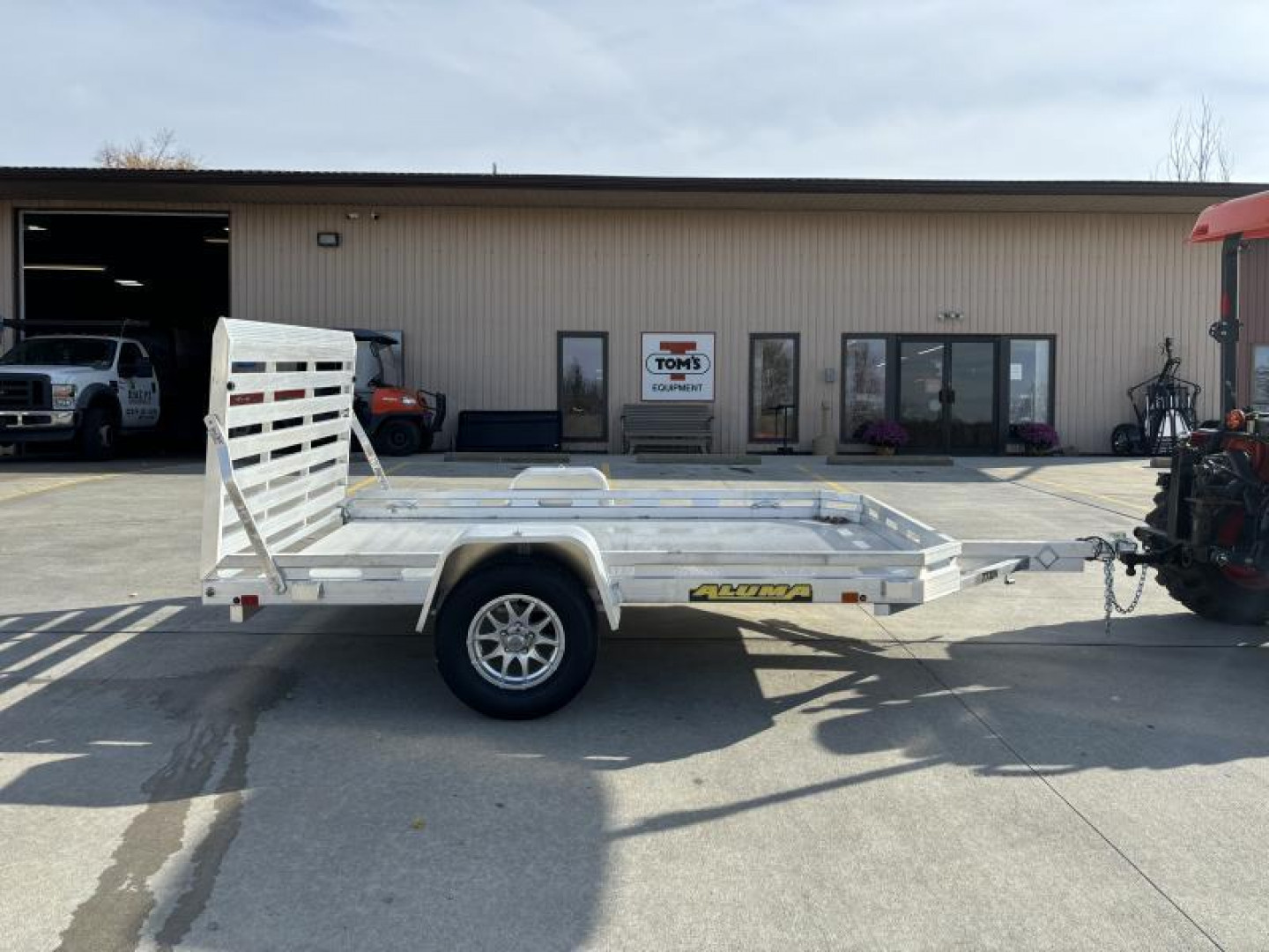 New 2025 Aluma Trailers 7710 H-S-TG Aluminum Utility Trailer W/ Ramp ...