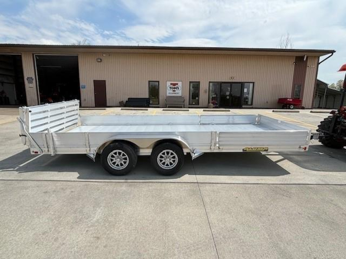 New 2025 Aluma Trailers 8118 TA SR Aluminum Utility Trailer 7000# GVWR ...