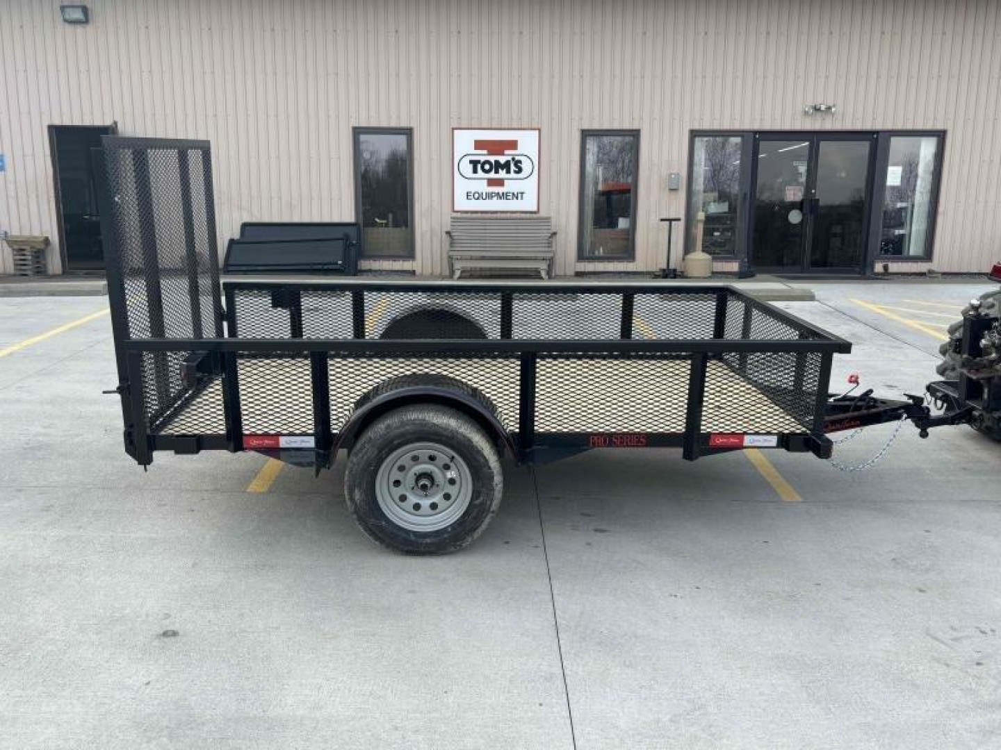New 2025 Quality Trailers 5X10 Pro Series Single Axle Utility Trailer W/ 18" Mesh Sides - 2990 ...