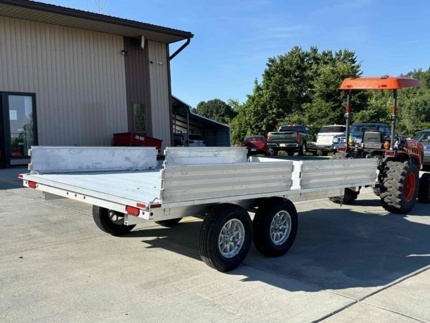 New 2025 Aluma Trailers A8812TA ATV Deckover Trailer (3 Place) - Side ...