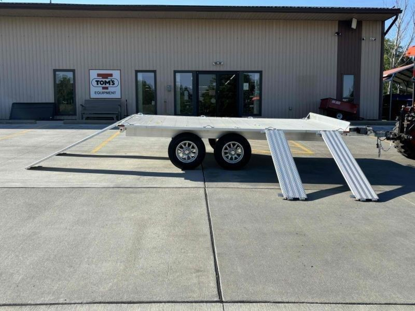 New 2025 Aluma Trailers A8812TA ATV Deckover Trailer (3 Place) - Side ...