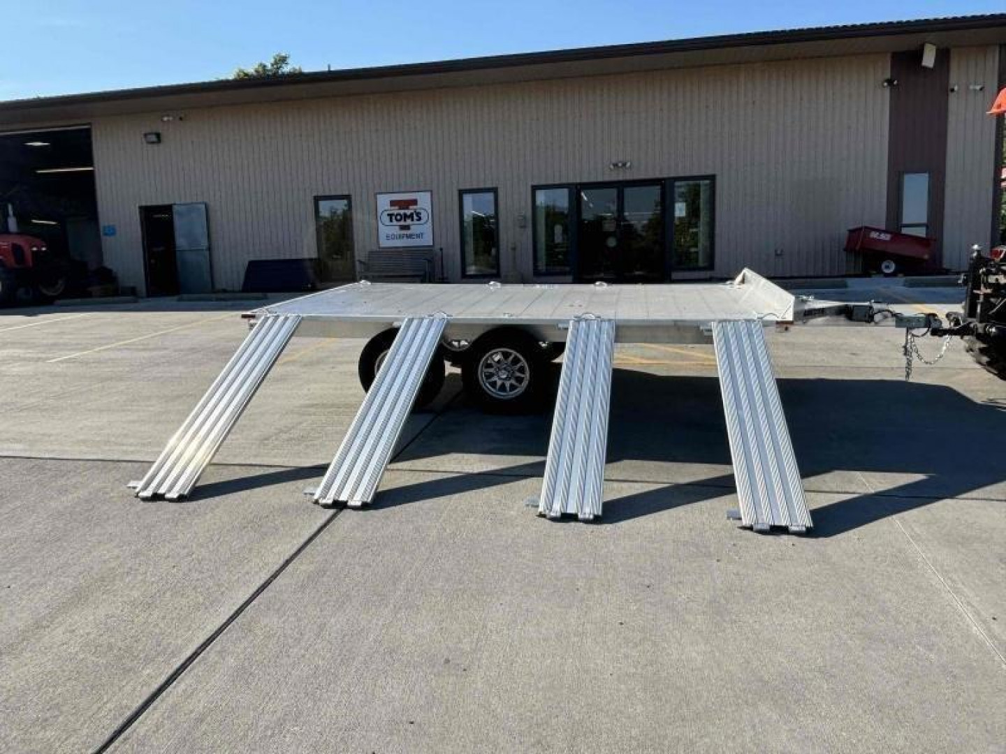 New 2025 Aluma Trailers A8812TA ATV Deckover Trailer (3 Place) - Side ...