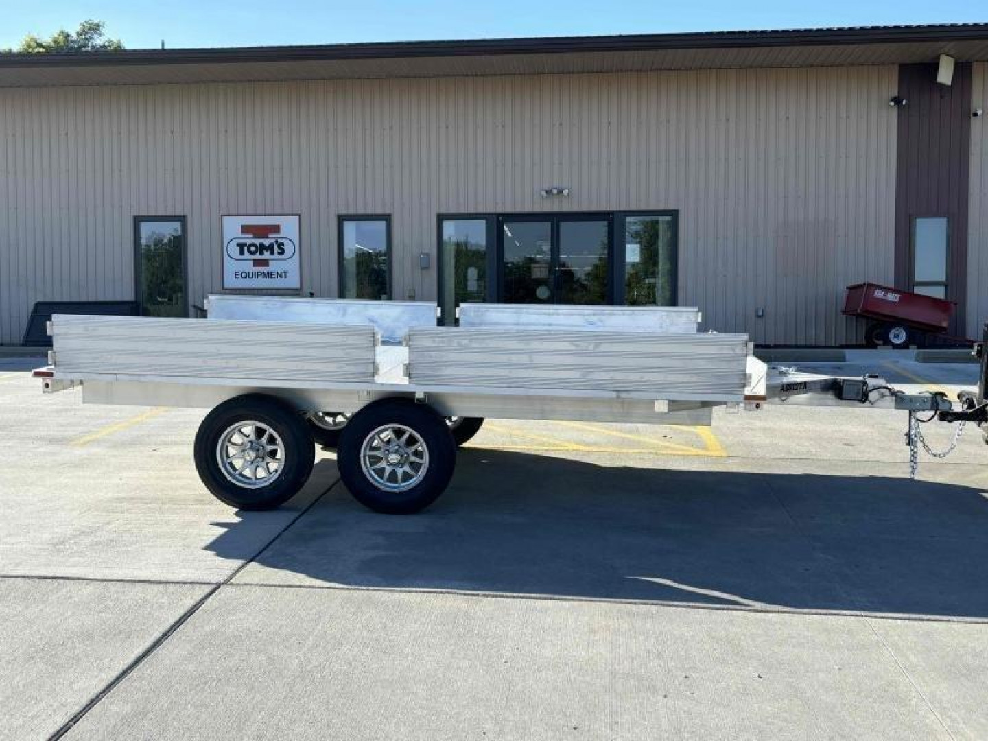 New 2025 Aluma Trailers A8812TA ATV Deckover Trailer (3 Place) - Side ...