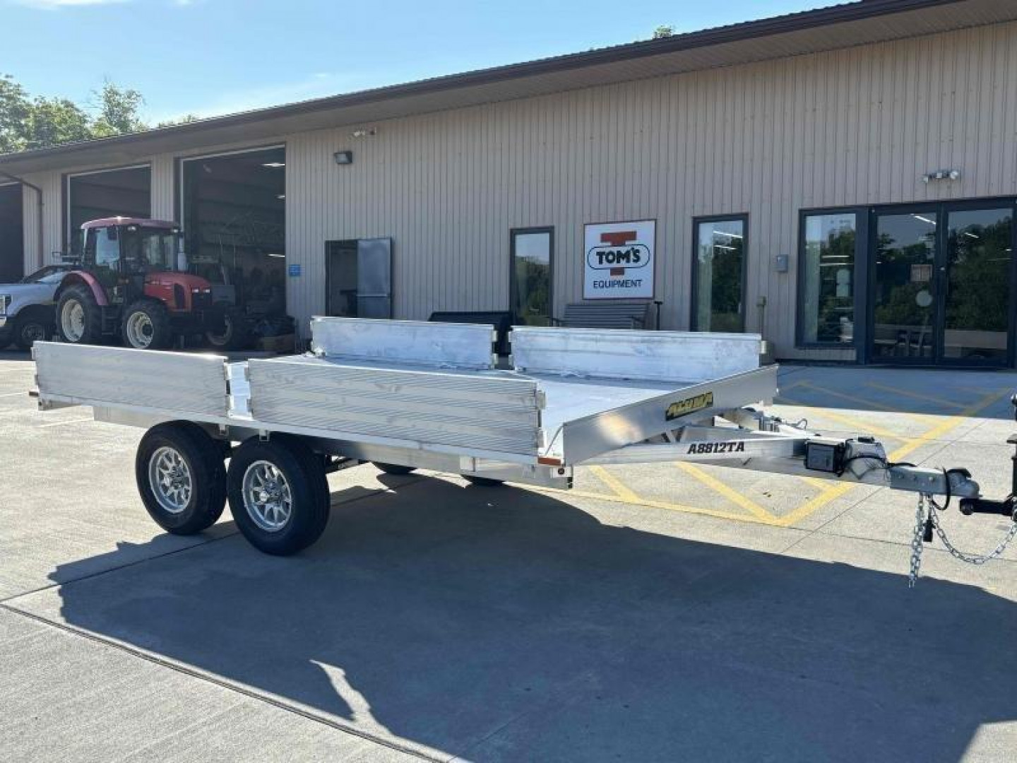 New 2025 Aluma Trailers A8812TA ATV Deckover Trailer (3 Place) - Side ...