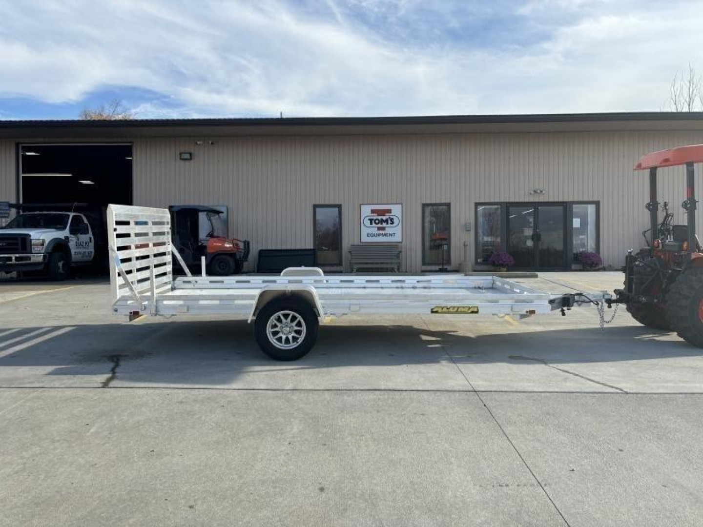New 2026 Aluma 7815S-TG Utility Trailer W/ Ramp - Electric Brakes ...