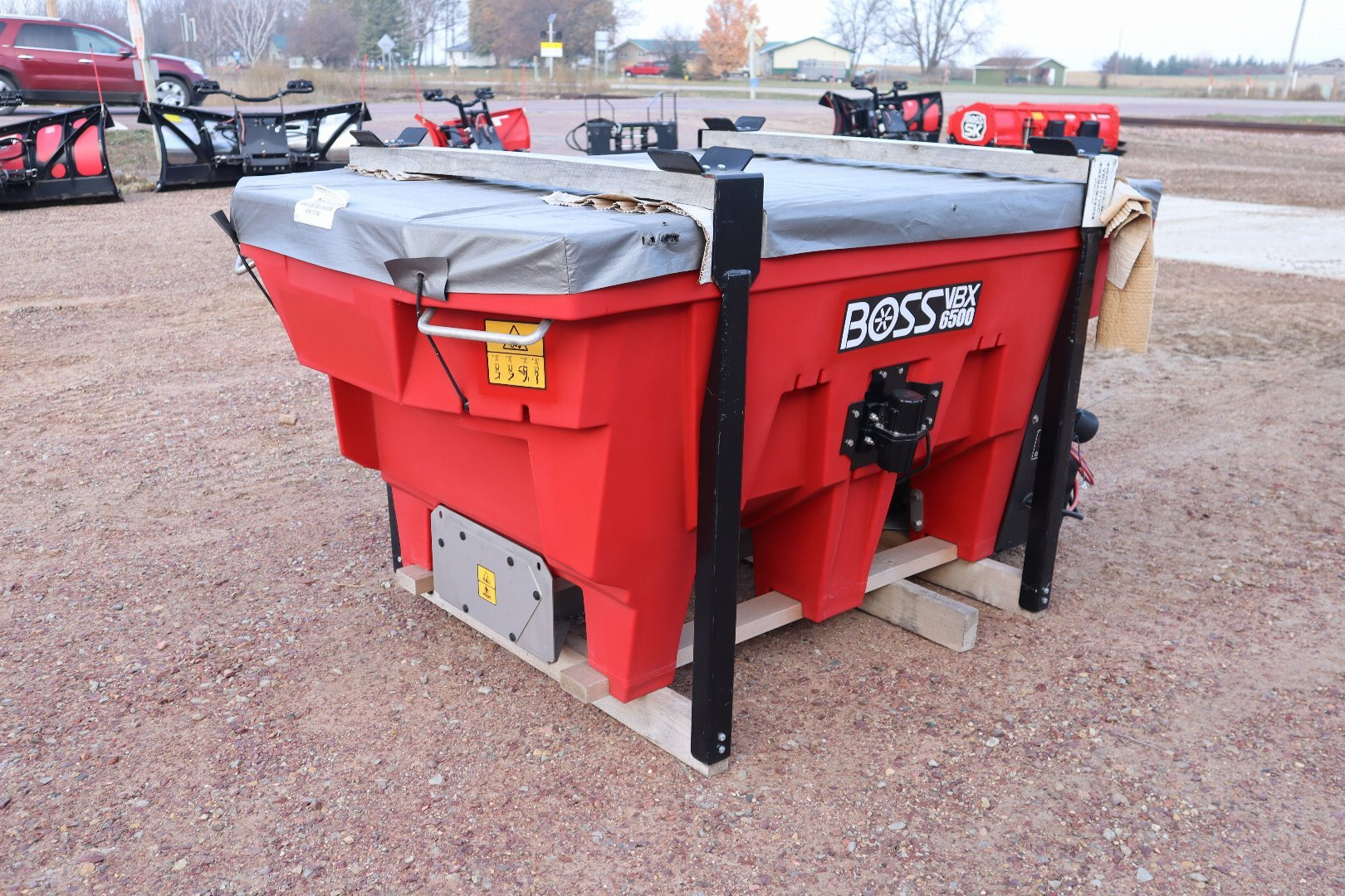New 2024 BOSS VBX6500C AUGER Salt Spreader | Sherburn Minnesota