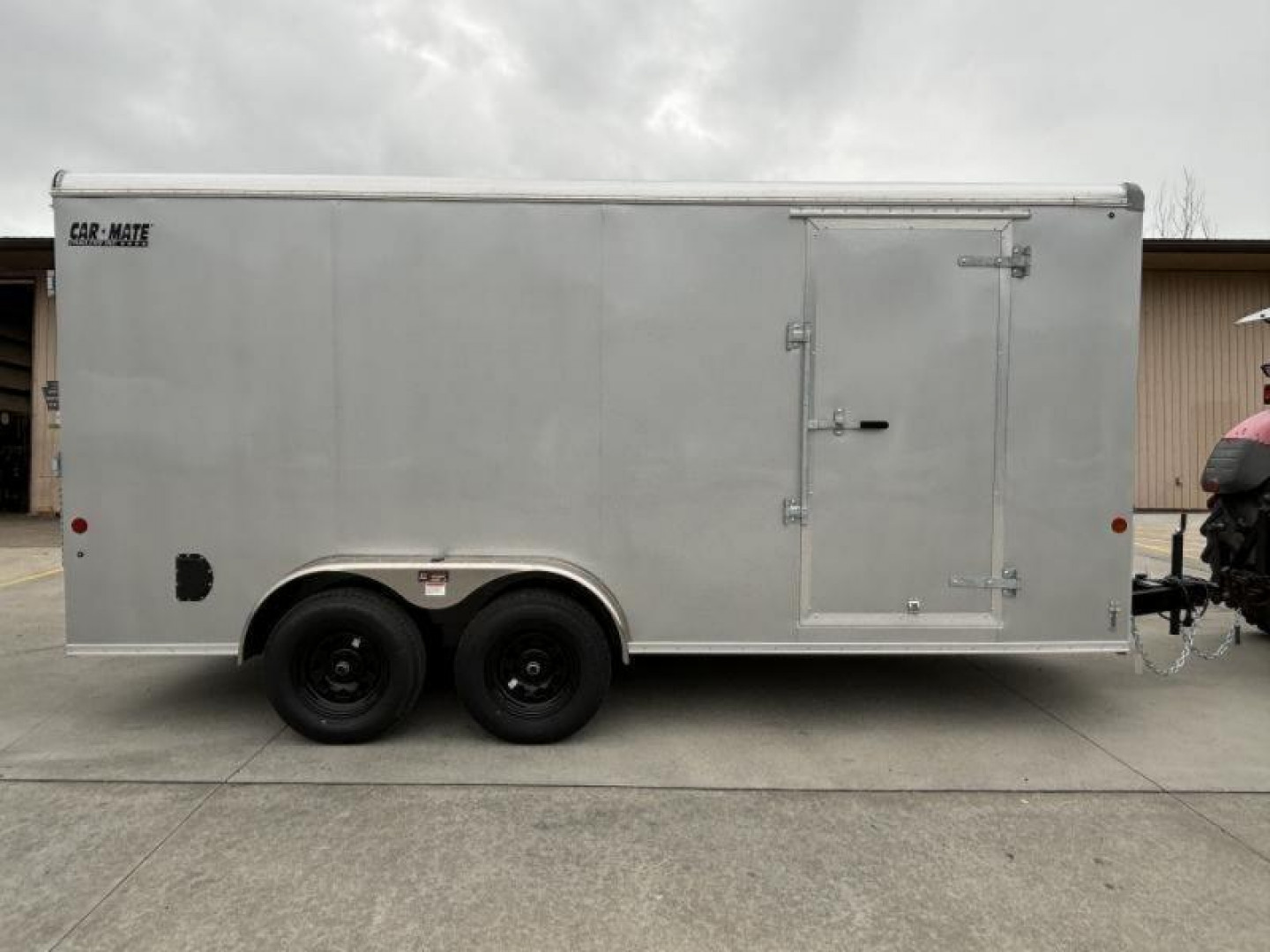 New 2025 Car Mate Trailers 7x16 Avalanche Enclosed Trailer - Silver ...