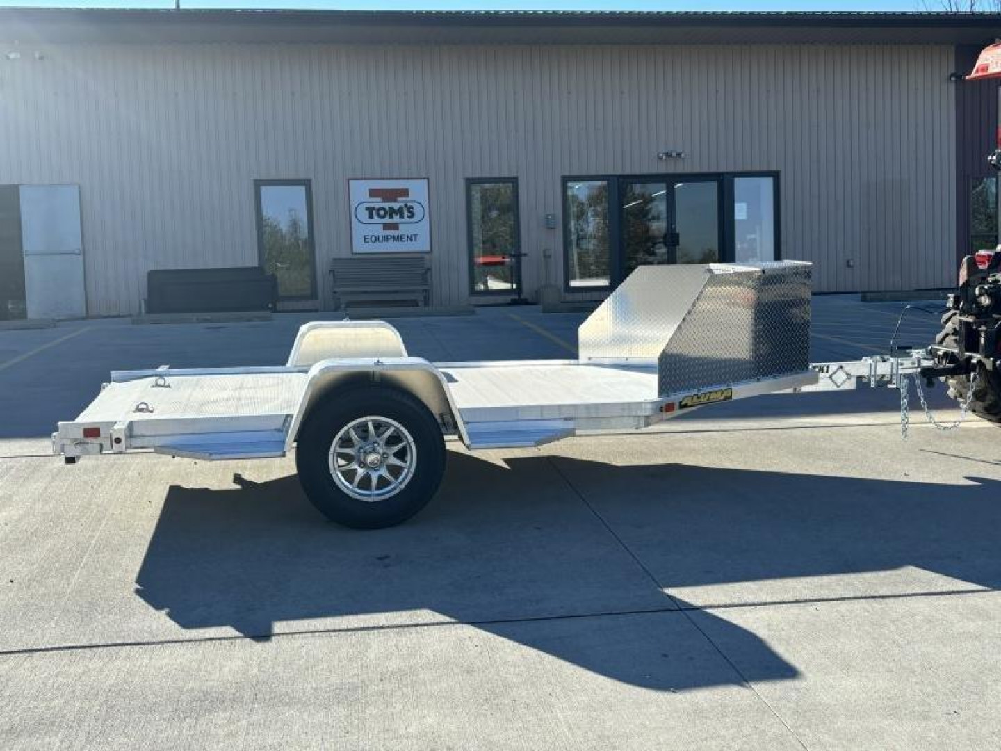New 2025 Aluma Trailers TK1 Aluminum Trike Trailer W/ Slide Out Ramp ...