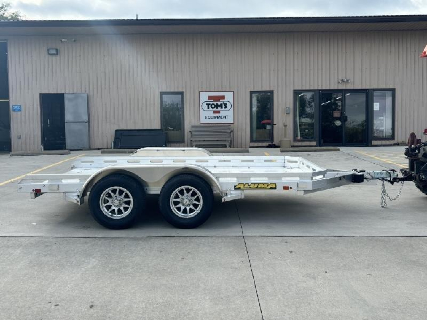 New 2025 Aluma Trailers 7812R Aluminum Utility W/ Slide Out Ramps ...
