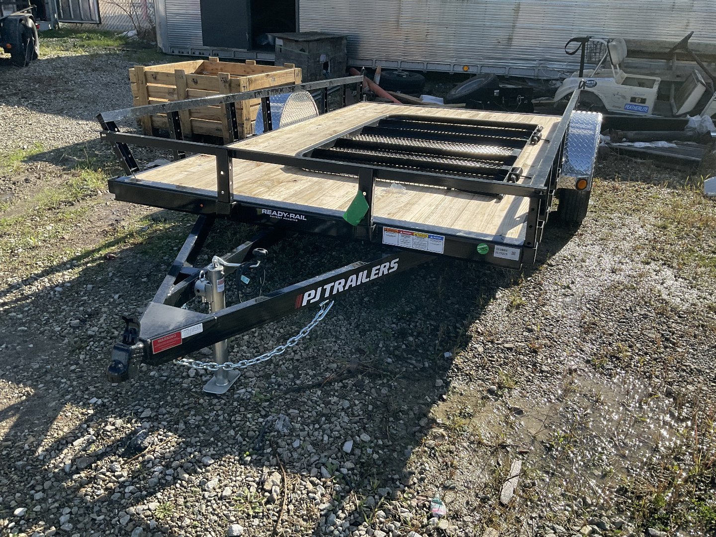 New 2025 PJ TRAILERS U8121 Utility Trailer 83X12 SA STRAIGHT DECK (GVW ...