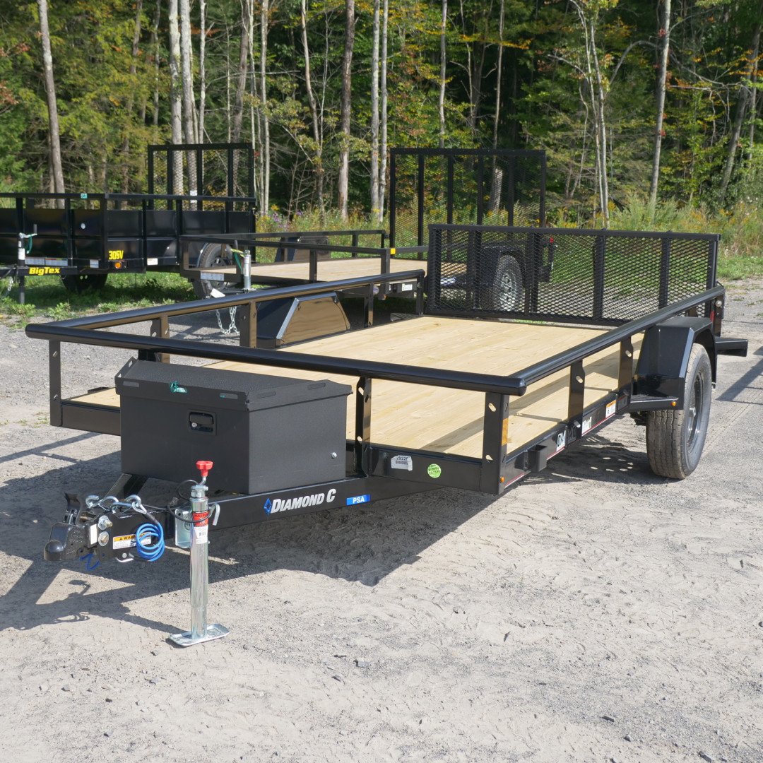 New 2025 Diamond C Trailers 77"X12' TUBE TOP PSA135 Utility Trailer ...