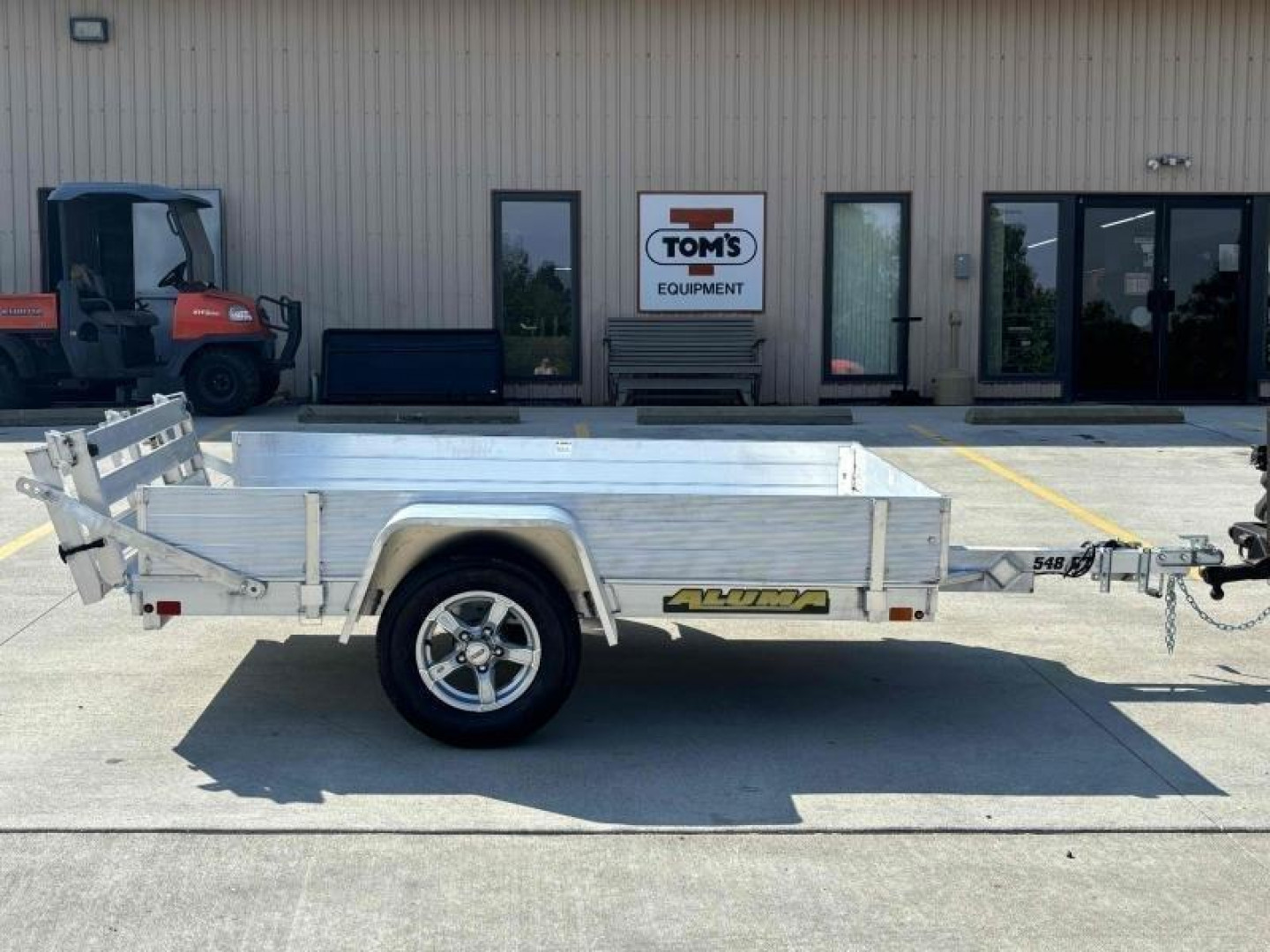 New 2025 Aluma Trailers 548 Aluminum Utility Trailer W / Bi-Fold Ramp ...