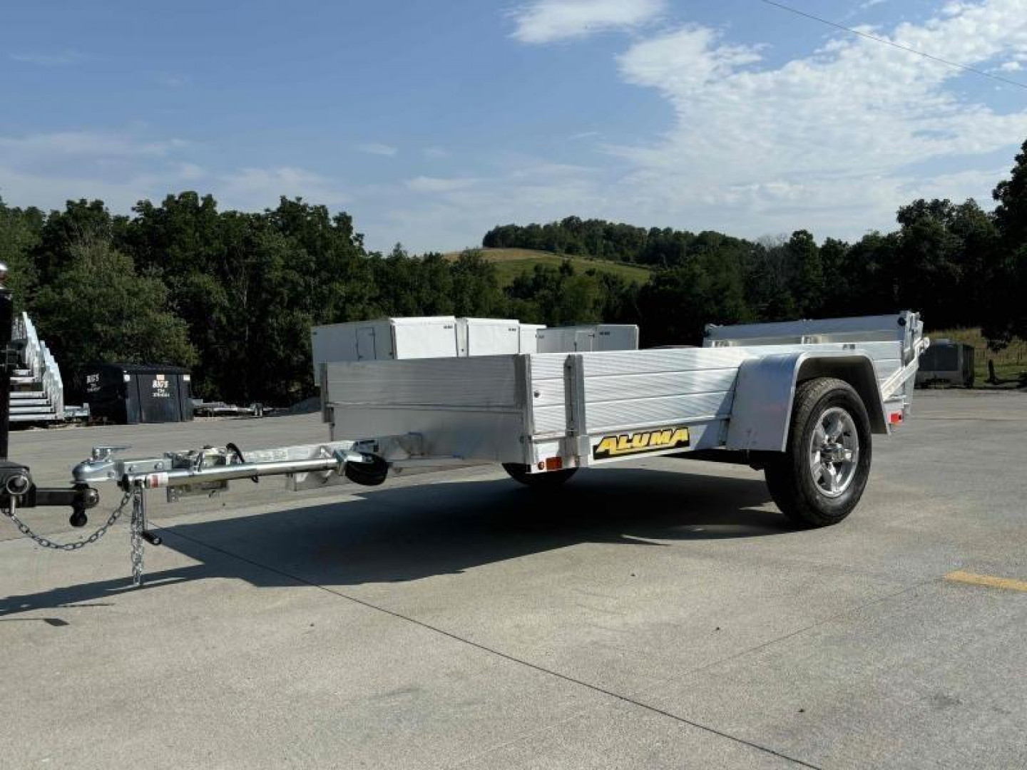 New 2025 Aluma Trailers 548 Aluminum Utility Trailer W / Bi-Fold Ramp ...