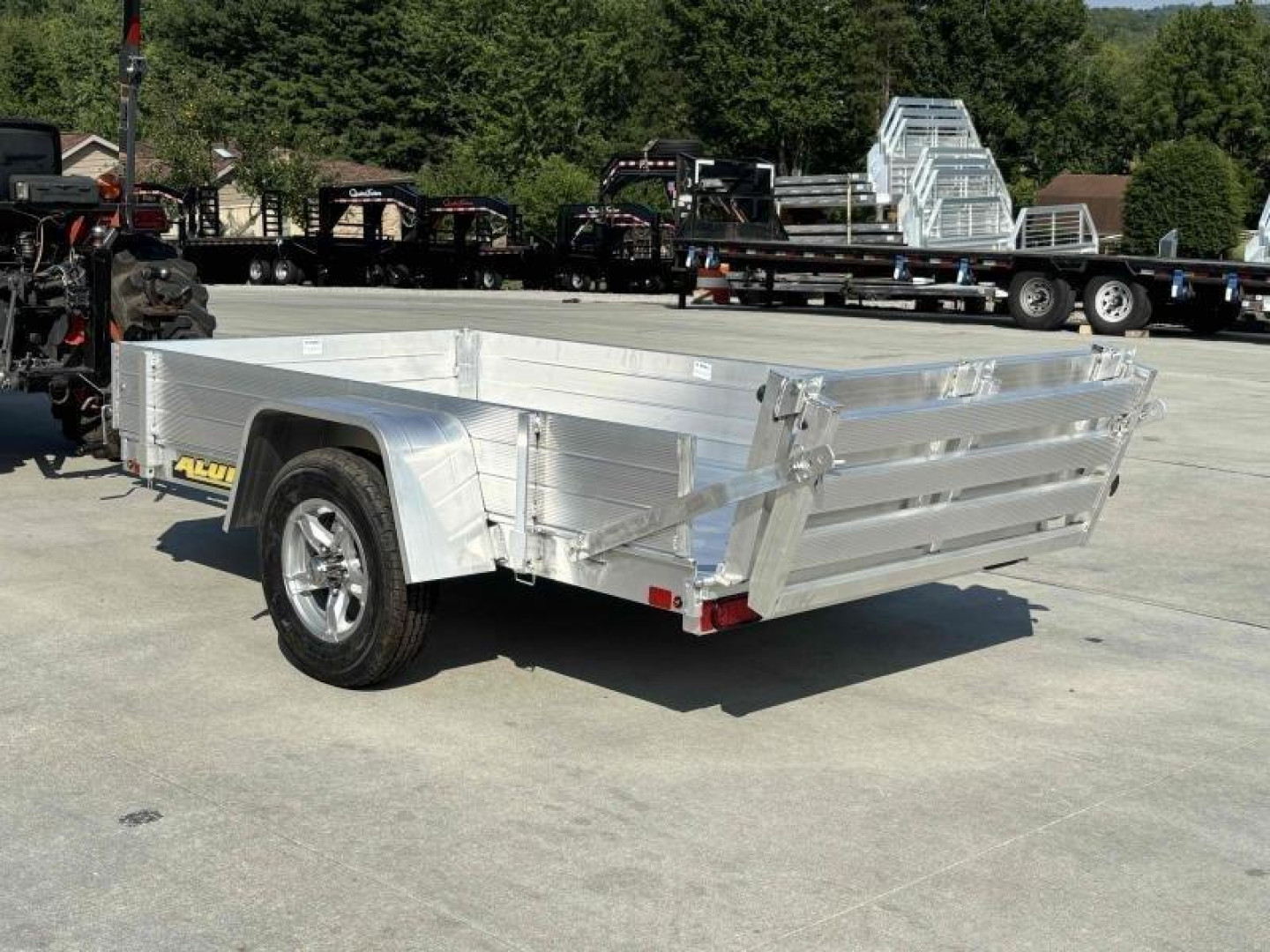 New 2025 Aluma Trailers 548 Aluminum Utility Trailer W / Bi-Fold Ramp ...