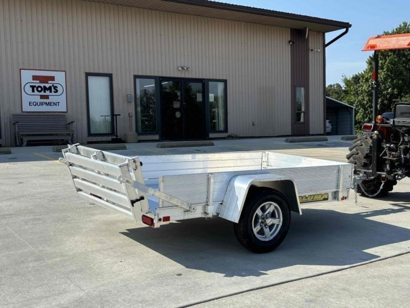 New 2025 Aluma Trailers 548 Aluminum Utility Trailer W / Bi-Fold Ramp ...