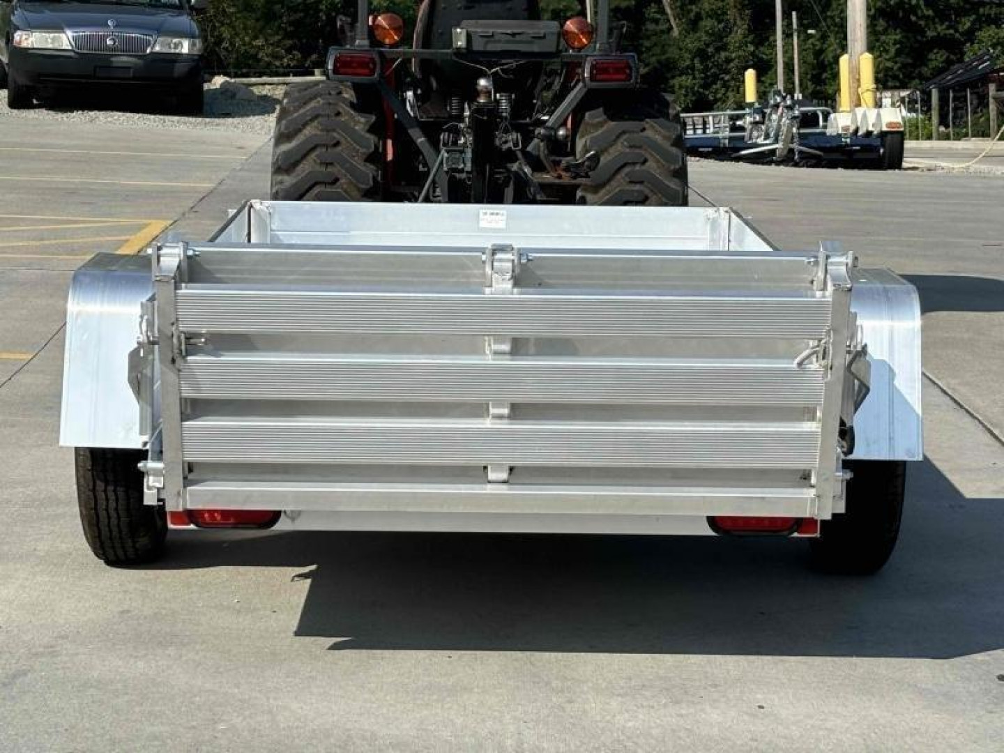 New 2025 Aluma Trailers 548 Aluminum Utility Trailer W / Bi-Fold Ramp ...