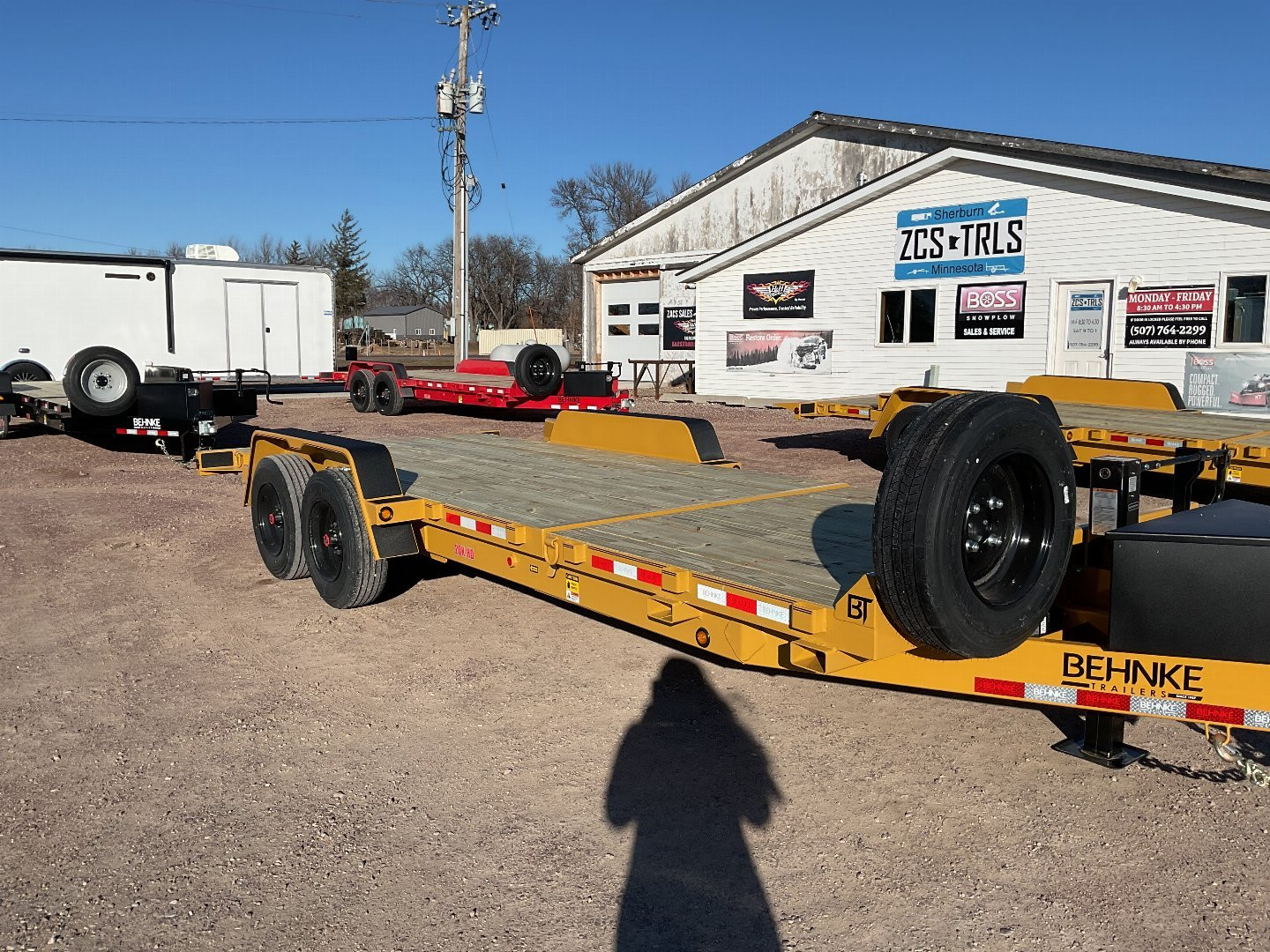 New 2025 Behnke TBCT2220ET-10K Equipment Trailer | Sherburn Minnesota