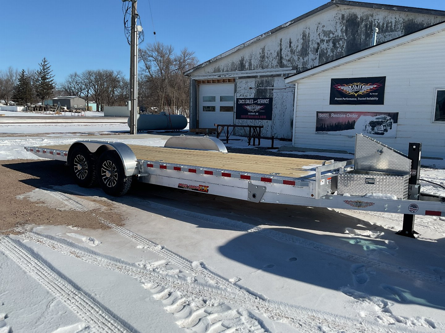 New 2025 H&H Trailers H8224EXLA-140 Car Hauler | Sherburn Minnesota
