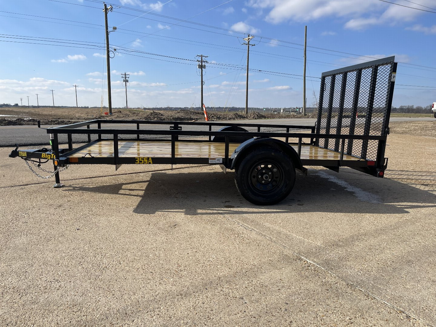 New 2025 Big Tex Trailers 35SA 77"x12' Single Axle Utility Trailer ...
