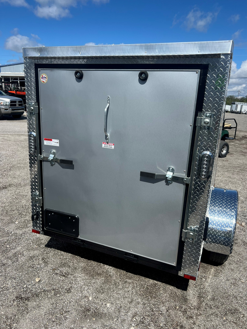 New 2025 Arising 5X8 SINGLE AXLE CARGO/ENCLOSED FULL TUBE FRAME TRAILER ...