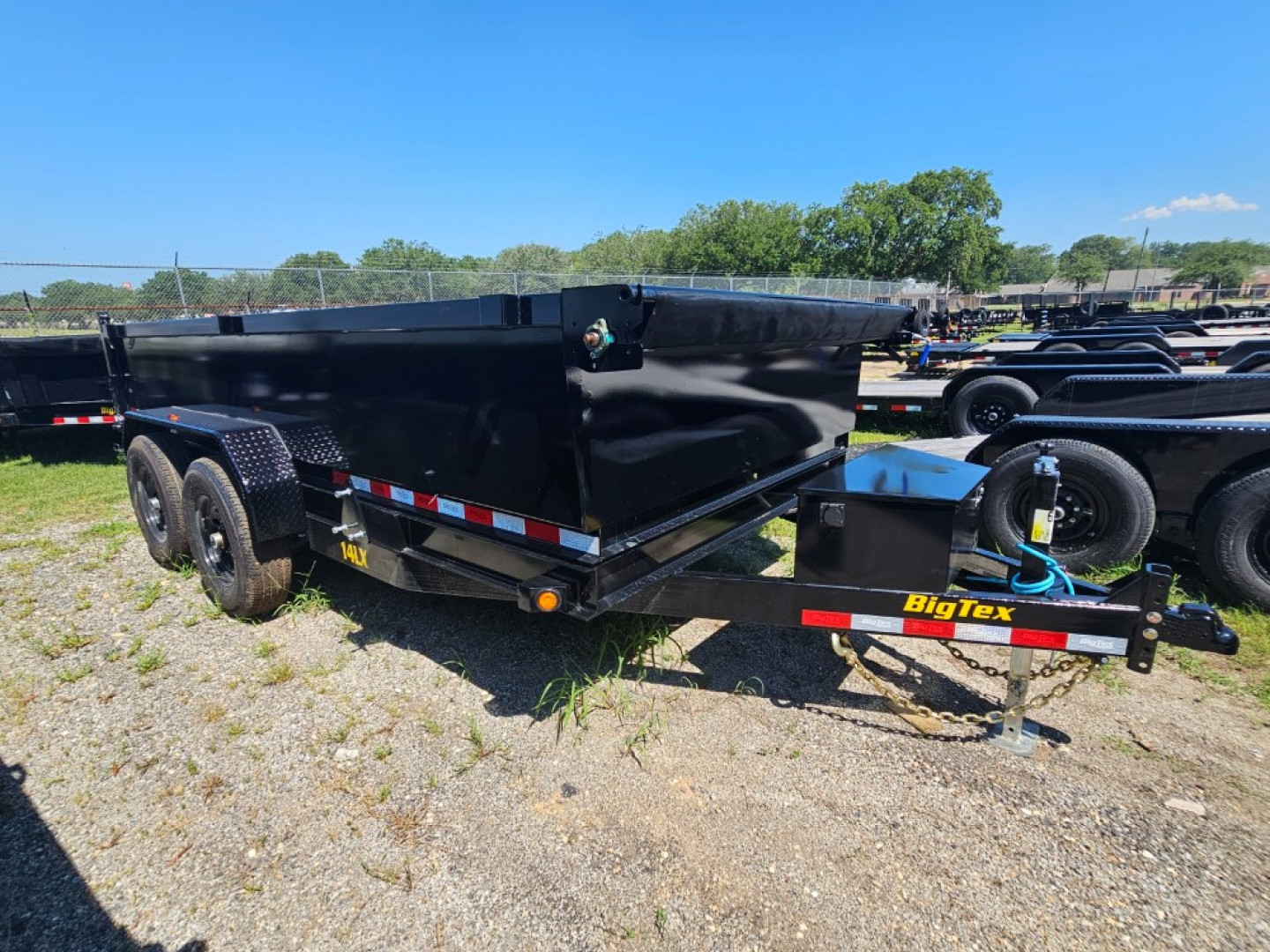 New 2025 Big Tex Trailers 14LX-14C2A-BK Dump Trailer | Montgomery Alabama