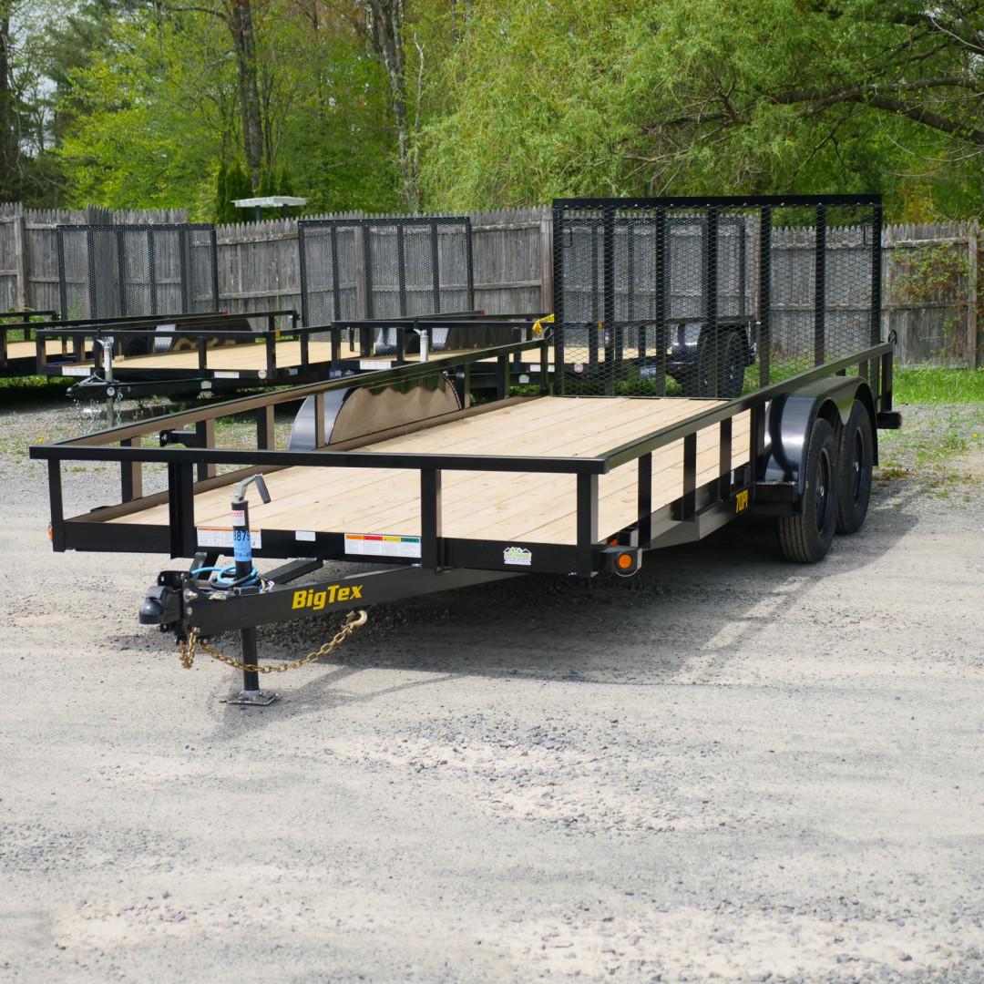 New 2025 Big Tex Trailers 83"X18' TUBE TOP TANDEM 70PI-18 Utility ...