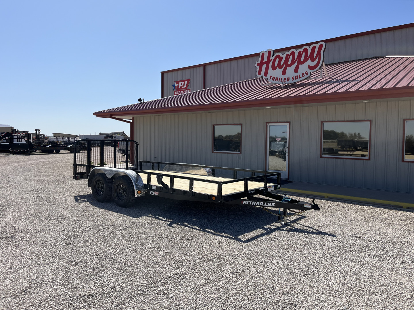 New 2025 PJ 83"x16' Tandem Axle Utility Trailer - UL