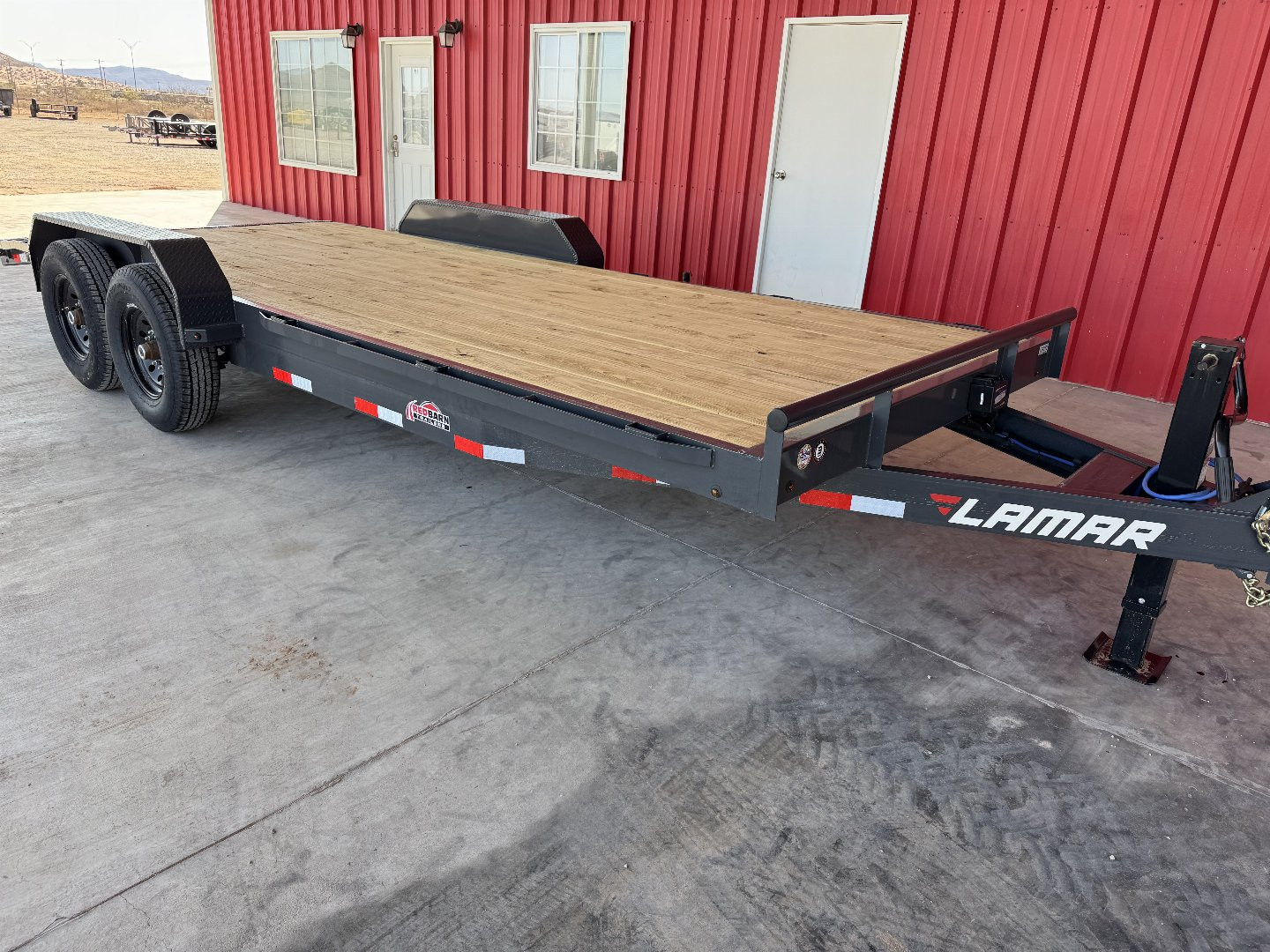 New 2022 Lamar Trailers 83X20 14K D/T SLD RMPS Flatbed Trailer | El Paso Texas