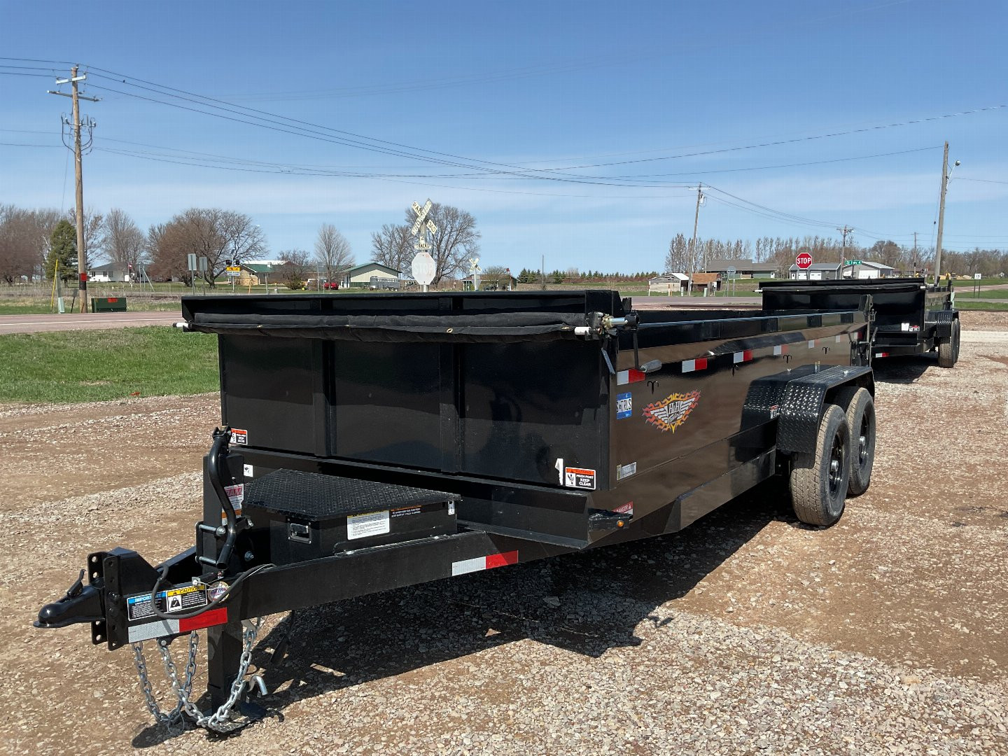 New 2025 H&H Trailers H8316DBW-B-140 Dump Trailer | Sherburn Minnesota