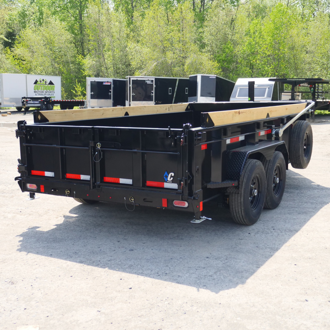 New 2025 Diamond C Trailers 82"X14' TELESCOPIC RAM LPT207 Dump Trailer ...