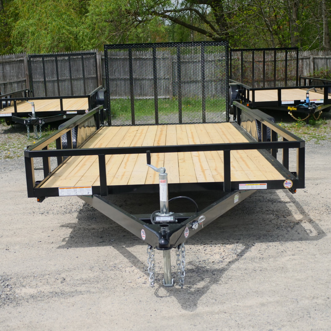 New 2025 Sure-Trac 82"X16' TANDEM AXLE TUBE TOP Utility Trailer ...