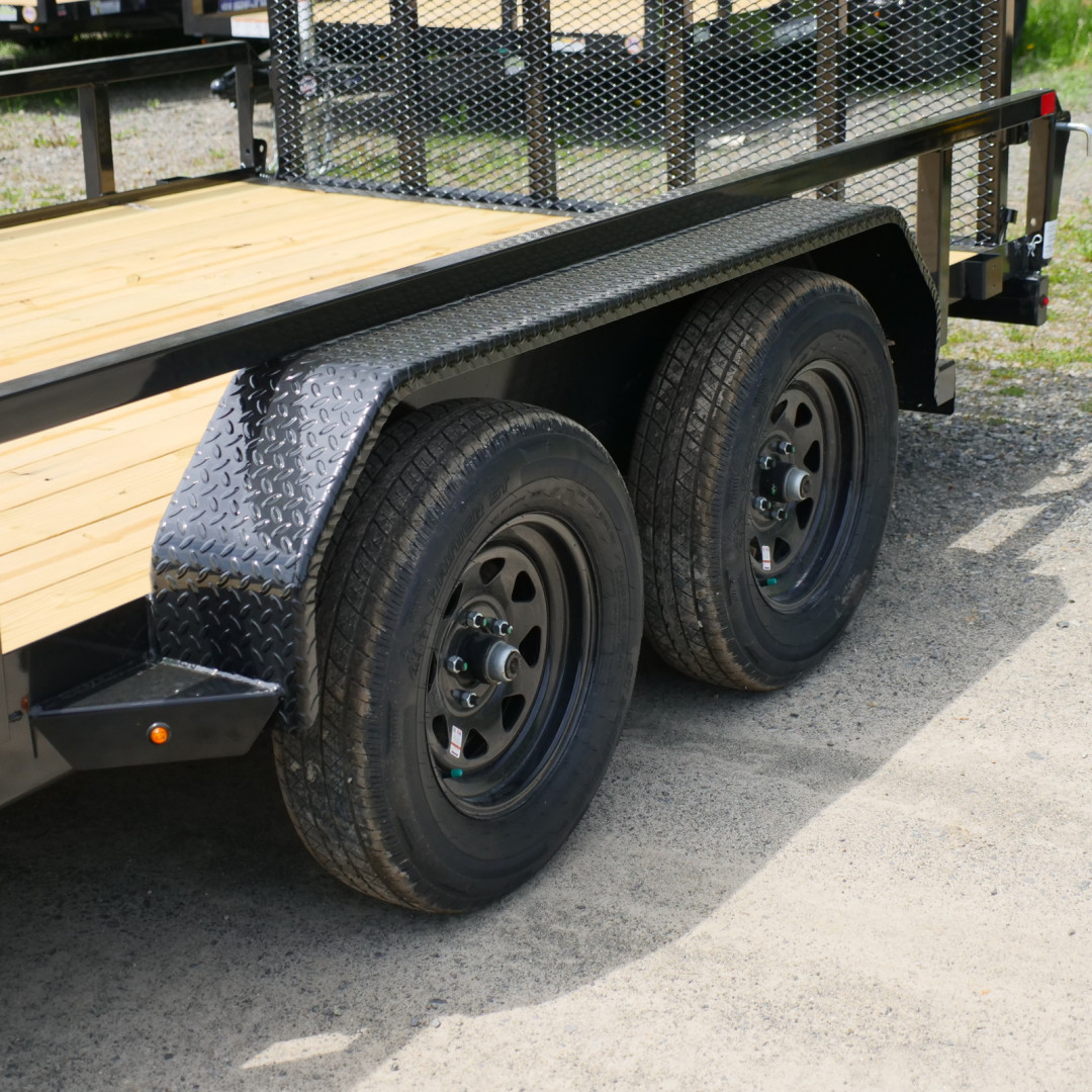 New 2025 Sure-Trac 82"X16' TANDEM AXLE TUBE TOP Utility Trailer ...