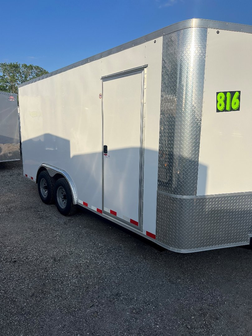 New 2025 Arising 8.5X16 TANDEM AXLE 10000 LB GVWR FULL TUBE FRAME Cargo ...