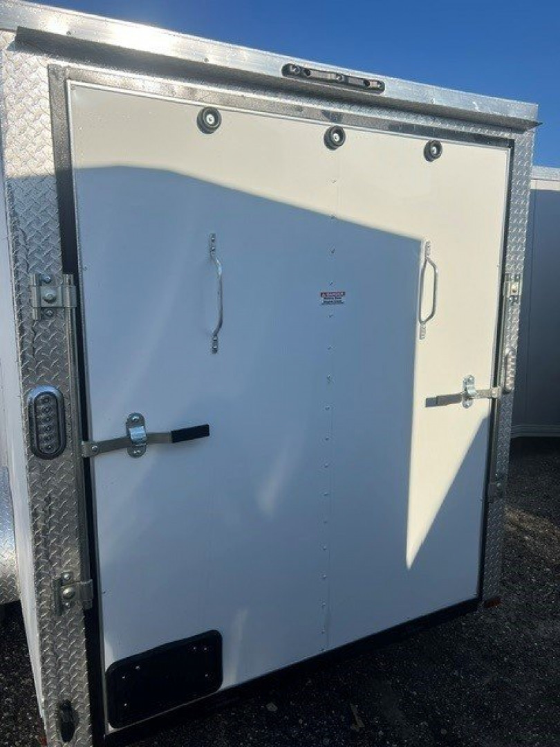 New 2025 Arising 6X12 SINGLE AXLE Cargo / Enclosed Trailer WITH REAR ...