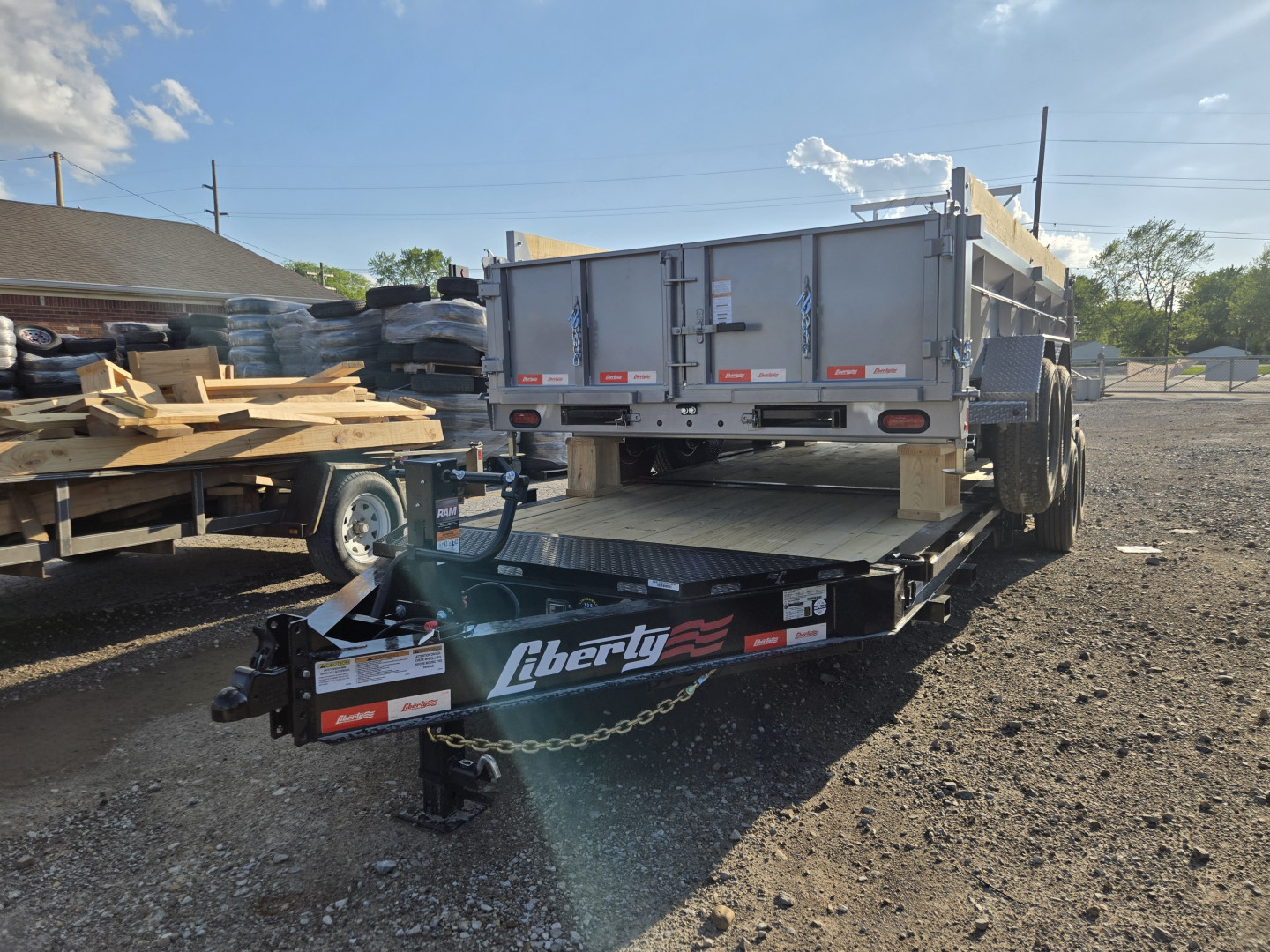 New 2025 LIBERTY LD14K83X14B8TS Dump Trailer 83X14 TA TELESCOPIC (GVW ...