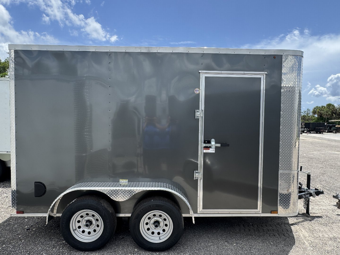 New 2025 Arising 6X12 TANDEM AXLE 7000 LB GVWR Cargo / Enclosed Trailer ...