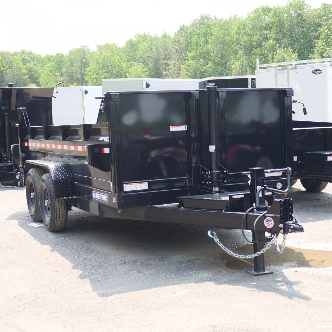 New 2025 Sure-Trac 82"X14' HD LOW PROFILE TELESCOPIC Dump Trailer ...