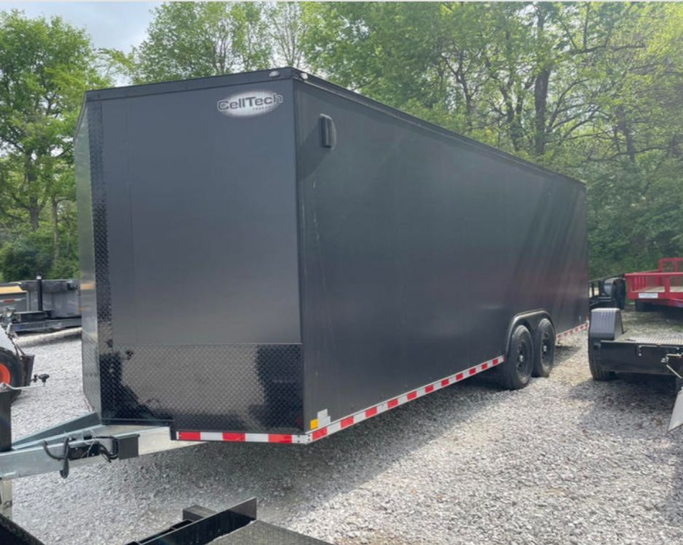 New 2024 Cell-Tech Trailers 8.5'X24' Ramp Trailer Cargo / Enclosed ...
