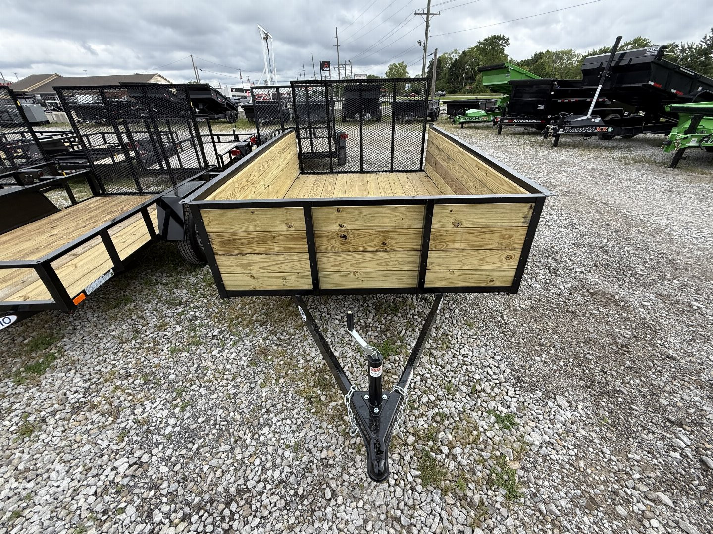 New 2025 AMO US101 Utility Trailer 76X10 SA HIGH SIDES (GVW:2990)BLACK ...