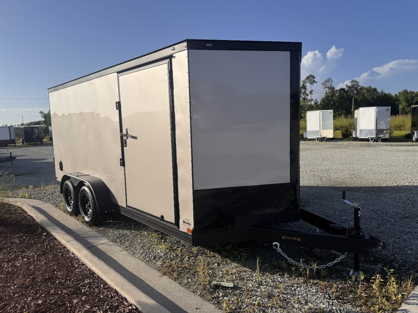 New 2025 Covered Wagon Trailers 7X16 Tandem Axle Enclosed Trailer w ...