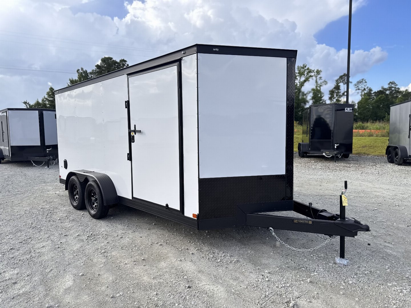 New 2025 Covered Wagon Trailers 7X16 Tandem Axle Enclosed Trailer w ...