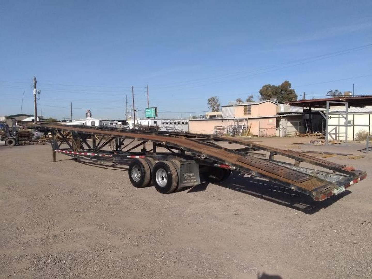 Used 2008 Kaufman Trailers 50' WEDGE CAR HAULER Car / Racing Trailer ...