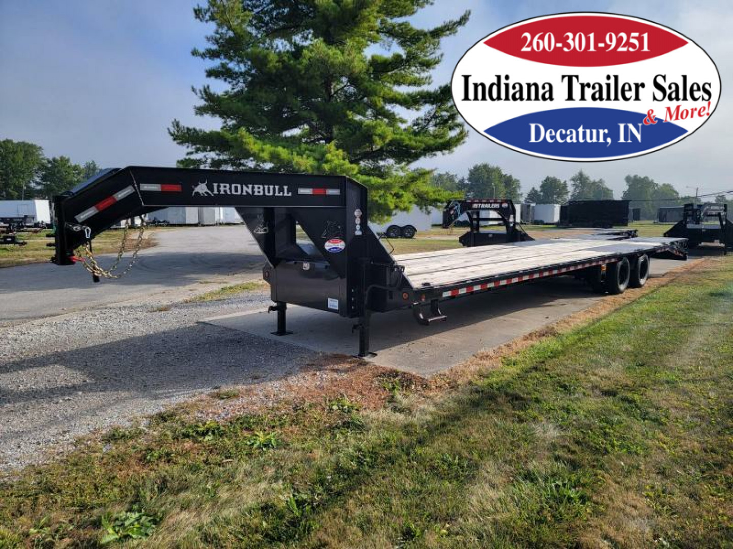 New 2024 Iron Bull 102x36 FLG0236122 Flatbed Trailer | Decatur Indiana