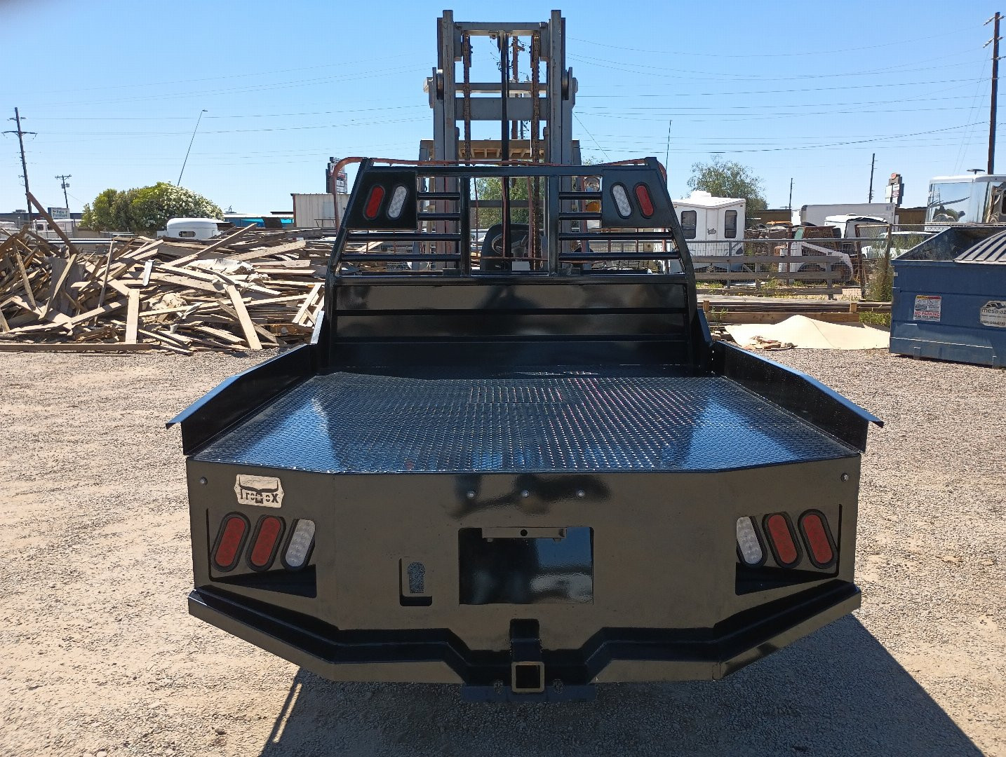 New 2025 IRON OX FLATBED W/ GOOSENECK FORD SRW SHORT BED Truck Bed ...