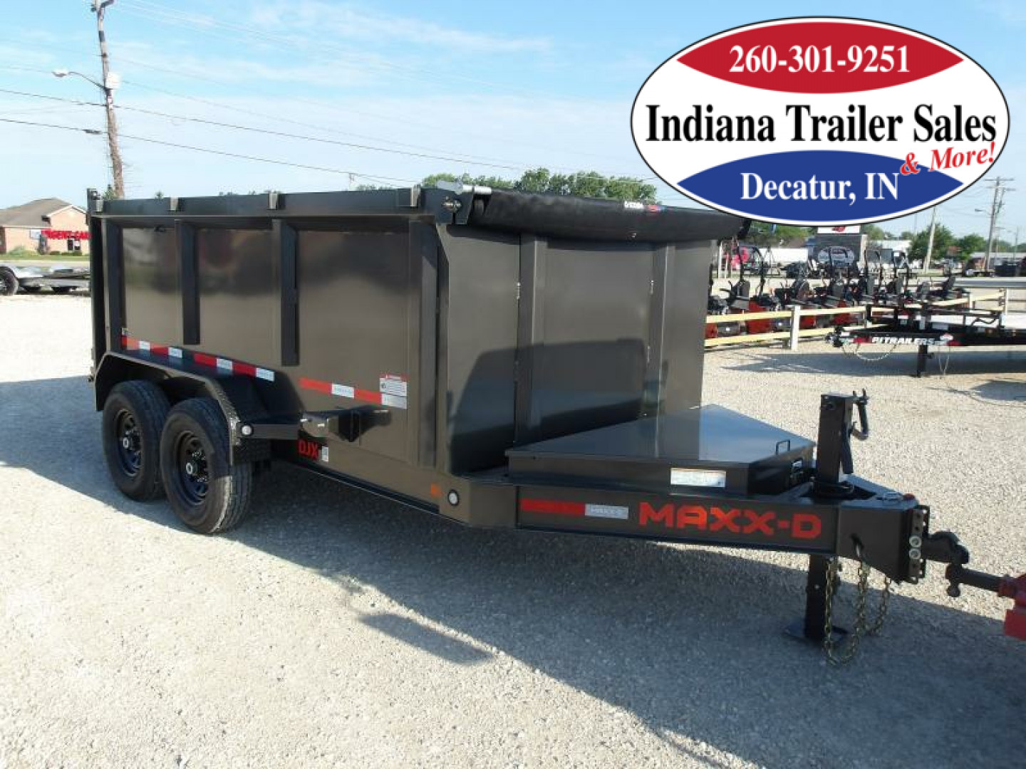 New 2024 MAXXD 83x12 DJX8312 Dump Trailer | Decatur Indiana